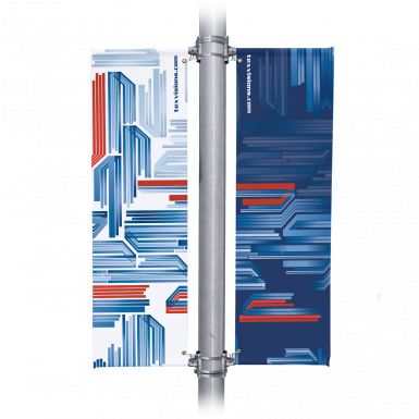 Roadside Banners On Poles