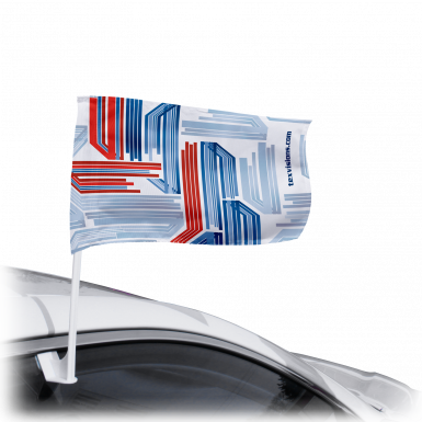 Car Flag custom mobile vehicle advertising